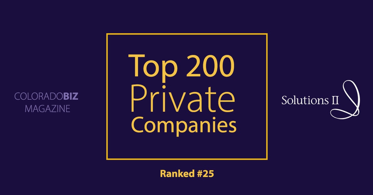 Recognized by ColoradoBiz Magazine as a Top 200 Private Owned Company